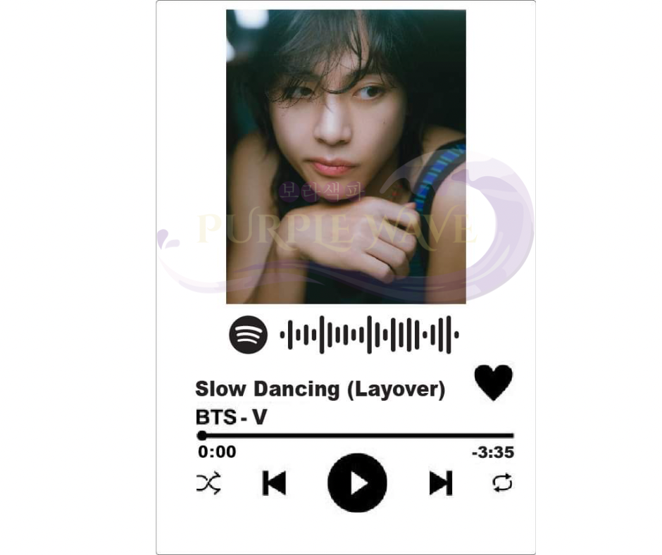 BTS-V Layover Album Concept Music Acrylic Keychain