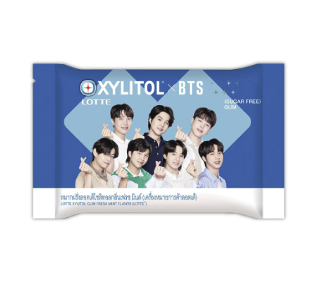 Lotte Xylitol X BTS Gum (Single Packet)